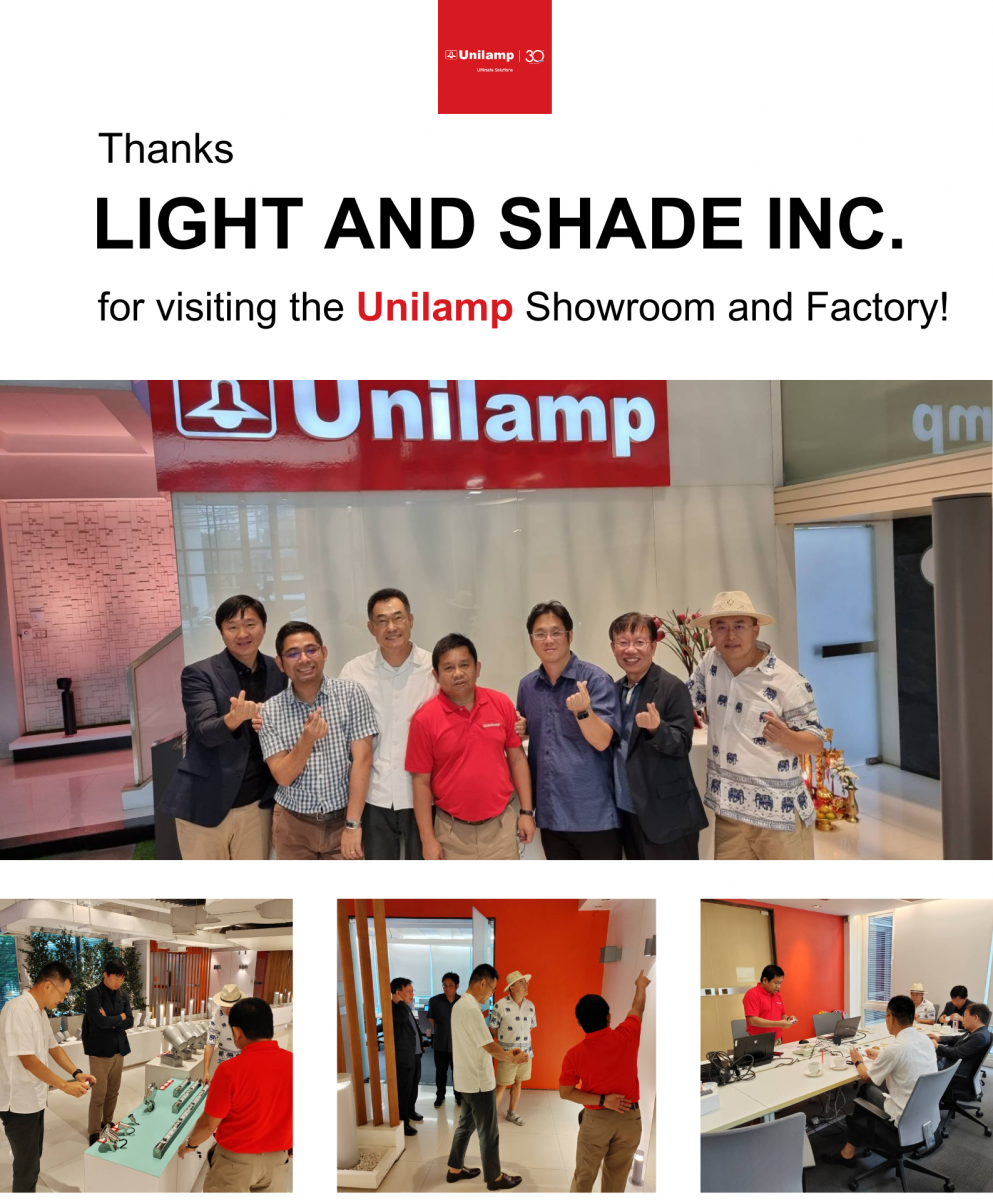 Thanks Light and Shade Inc. | Unilamp
